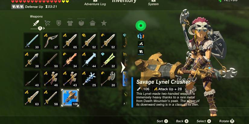 Zelda: Breath Of The Wild - Best Two-Handed Weapons, Ranked