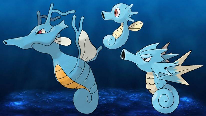 pokemon horsea evolution level