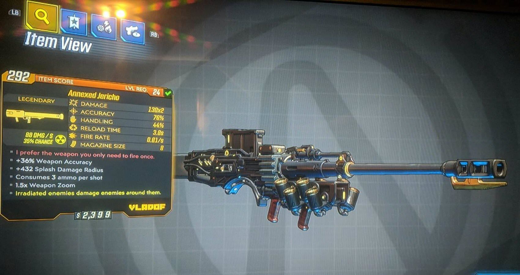 Borderlands 3 Iron Man Easter Egg Gun Found in the Game