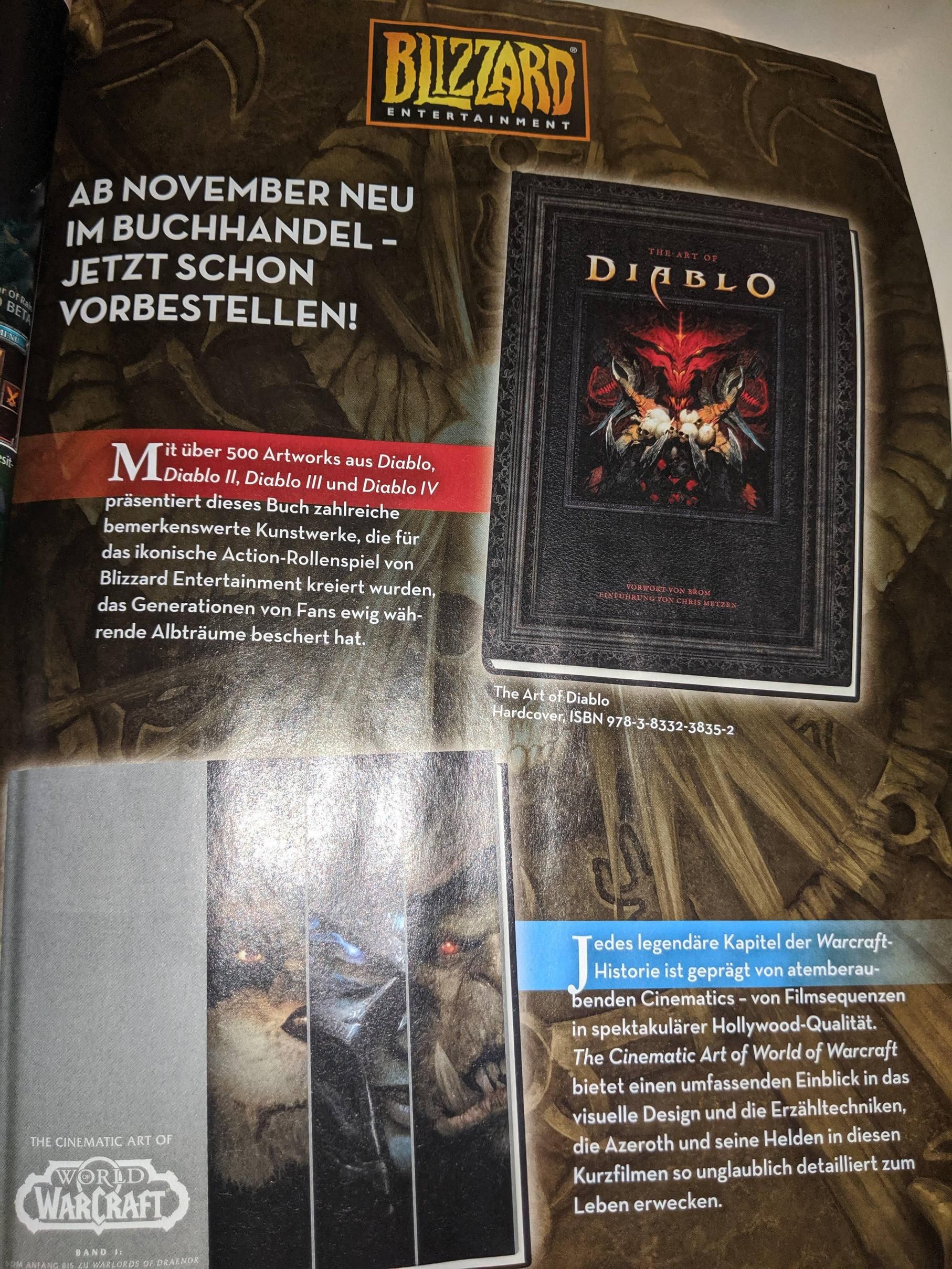 Diablo 4 Possibly Confirmed via Artbook Advertisement