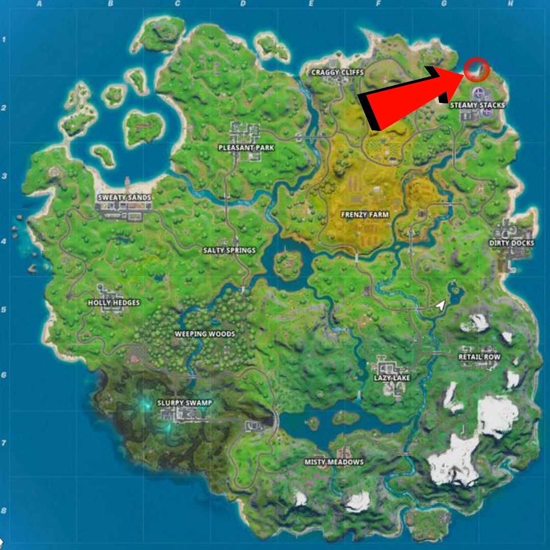 Where to Find the Hidden Back Bling in Fortnite's Chaos Rising Challenge