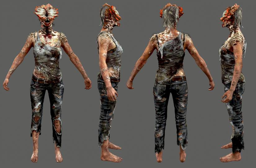 All Stages of the Cordyceps Virus for The Last of Us 2