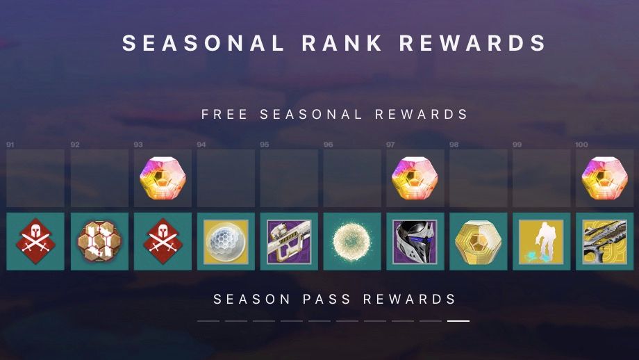 Destiny 2 Players Must Hit Rank 92 in the Season Pass