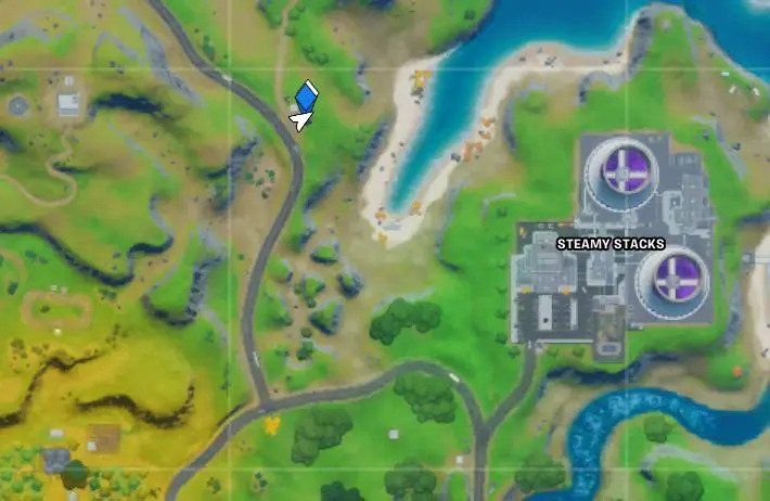 Fortnite: Where to Ride Steamy Stacks, A Zipline, and Use A Secret Passage