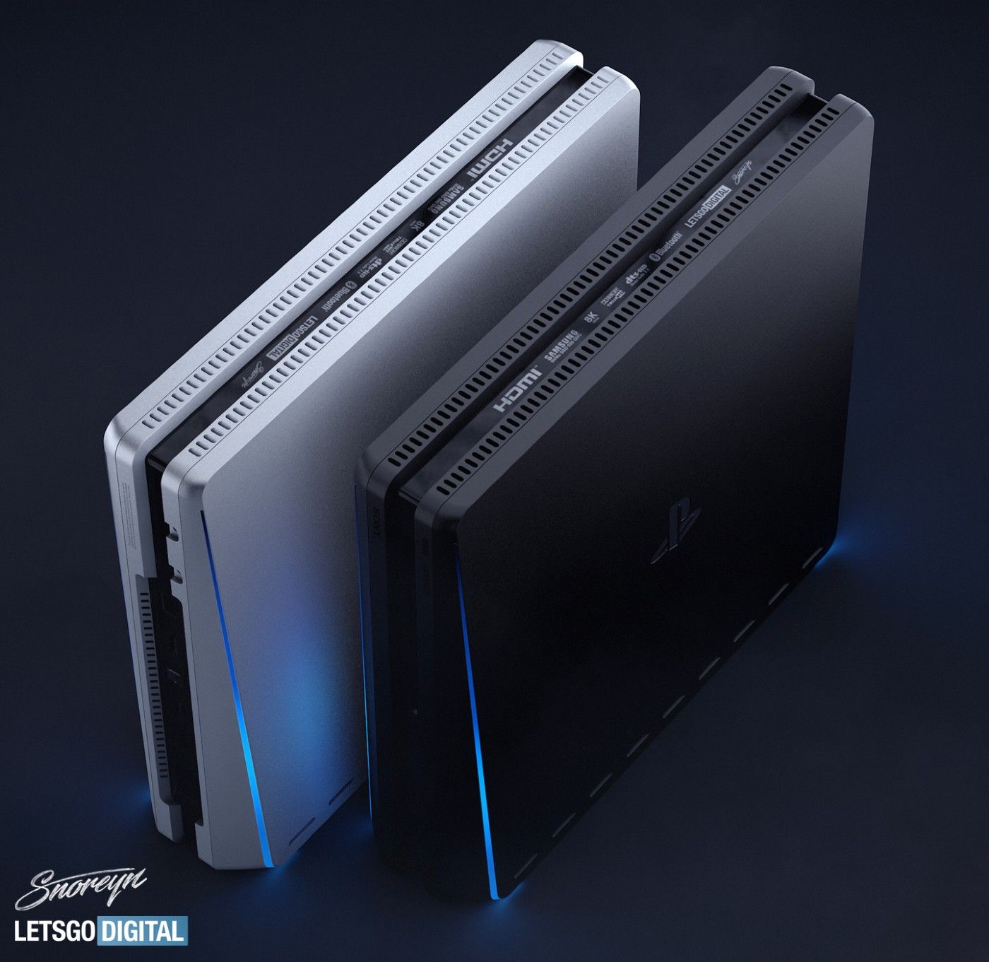 Ps5 Design Concept Shows Console And Dualsense Controller In Black