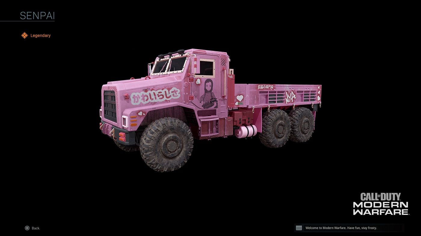 Call of Duty: Warzone Getting 'Senpai' Anime Vehicle Skin
