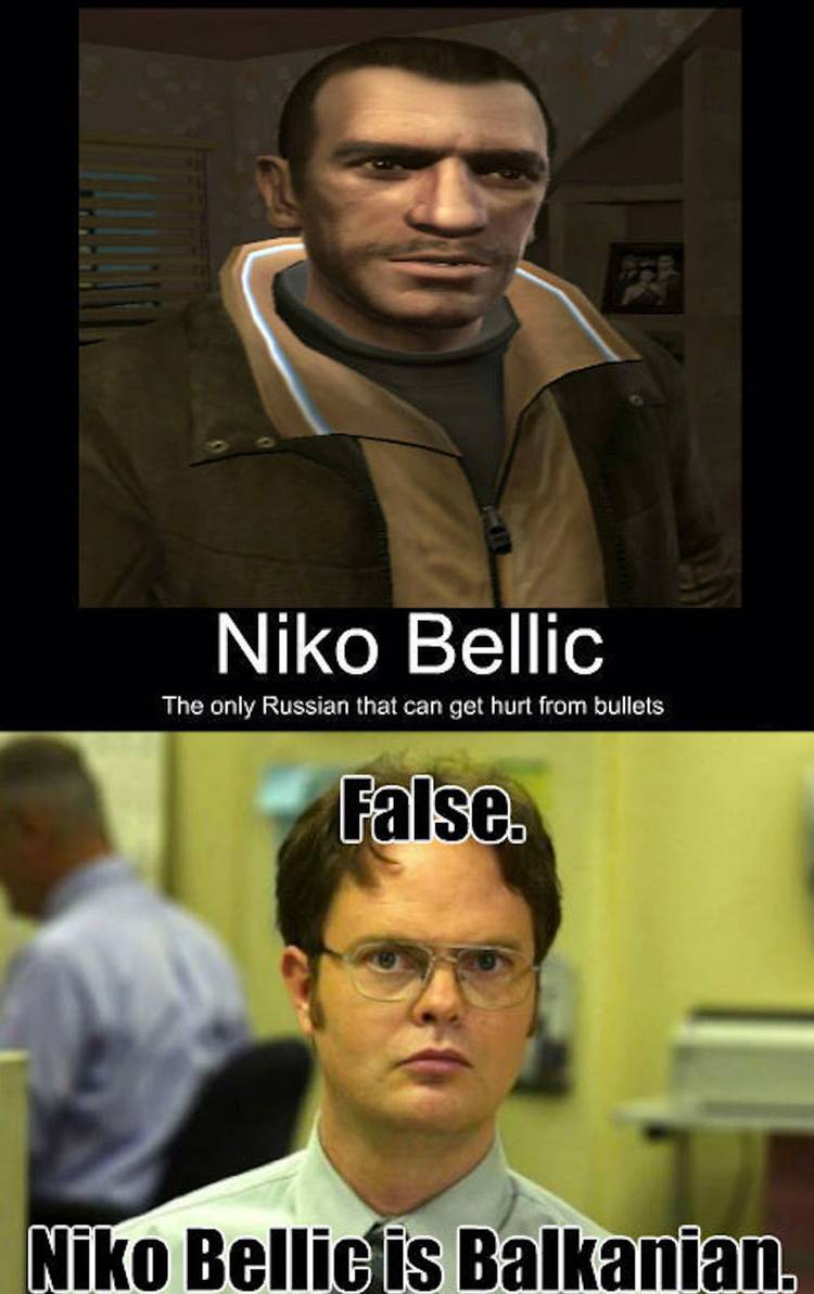 10 个让我们怀念侠盗猎车手 4 的搞笑 Niko Bellic 模因 - Recmg.com