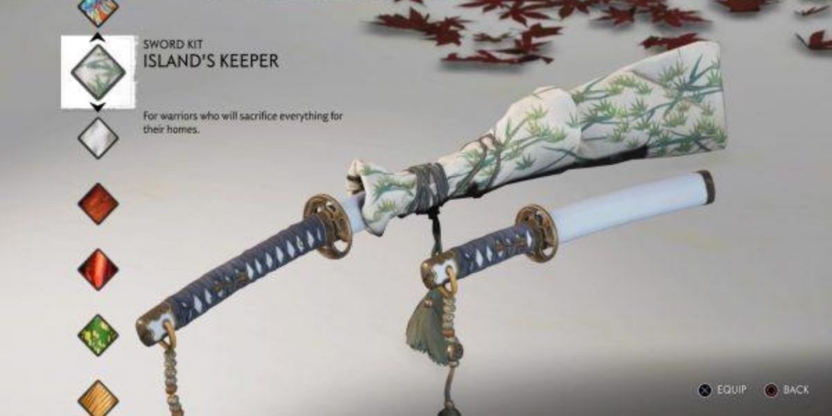 20 Coolest Sword Kits In Ghost Of Tsushima (& Where To Find Them)