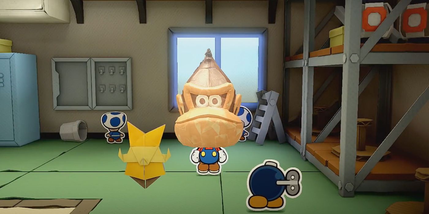 Paper Mario: The Origami King References Both Metroid and Donkey Kong