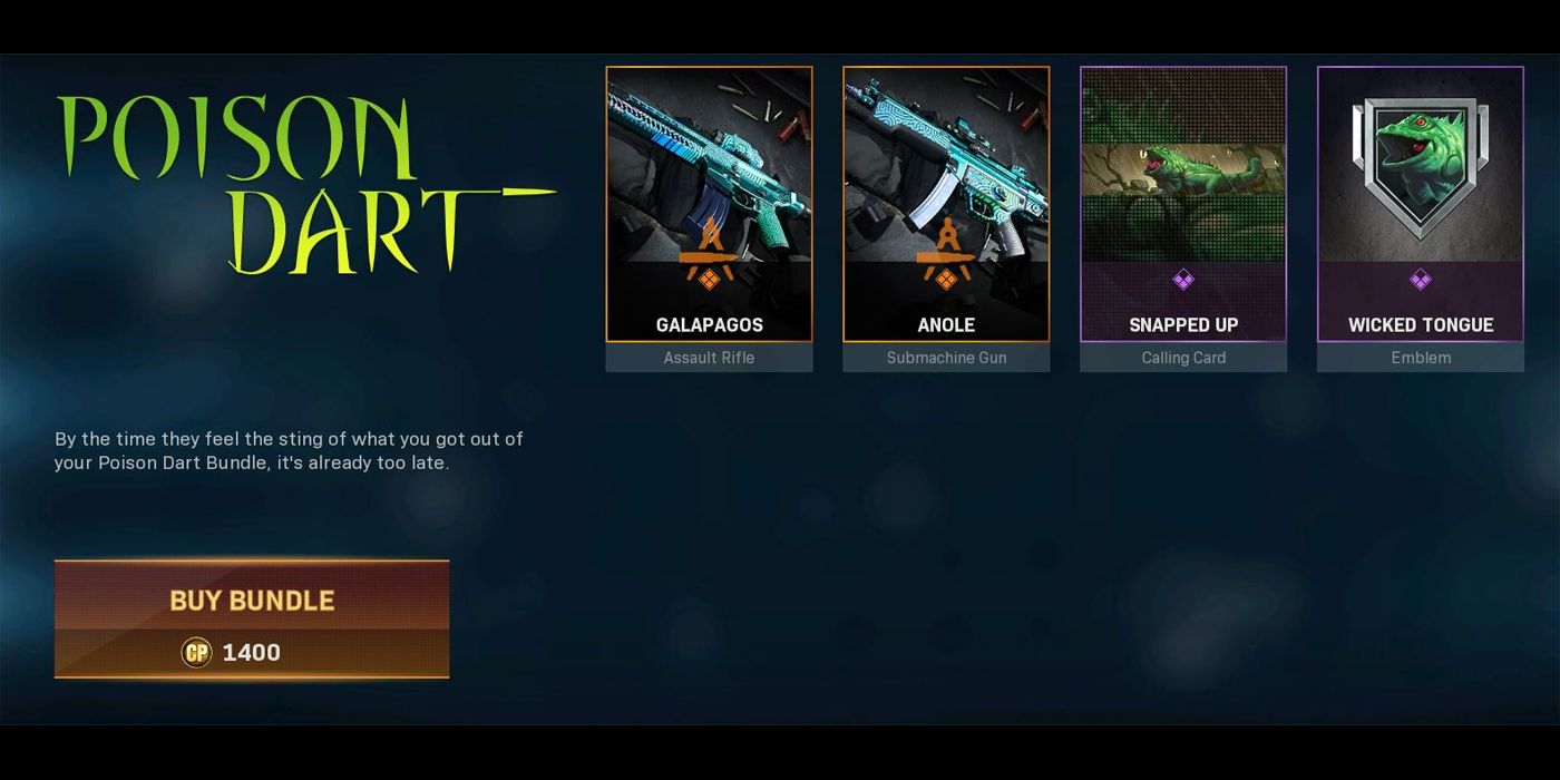 Should Modern Warfare Fans Buy The New Poison Dart Bundle?