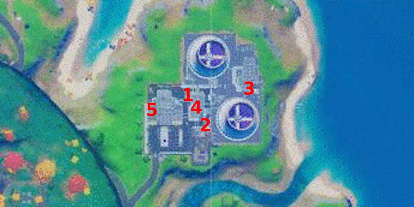 Fortnite: Where to Collect Floating Rings at Steamy Stacks