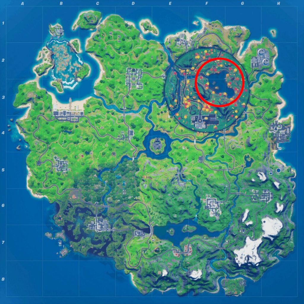 Fortnite: Where to Catch Fish at Heart Lake
