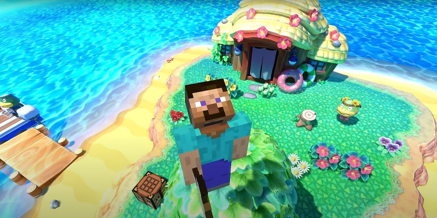 Super Smash Bros. Ultimate Minecraft DLC Song List Comes from Spin-Offs