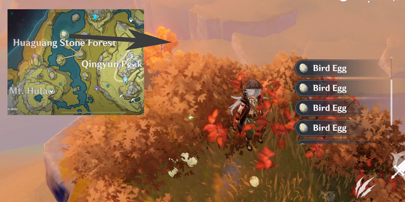 Genshin Impact: Finding the Secret Bird Egg Mountain