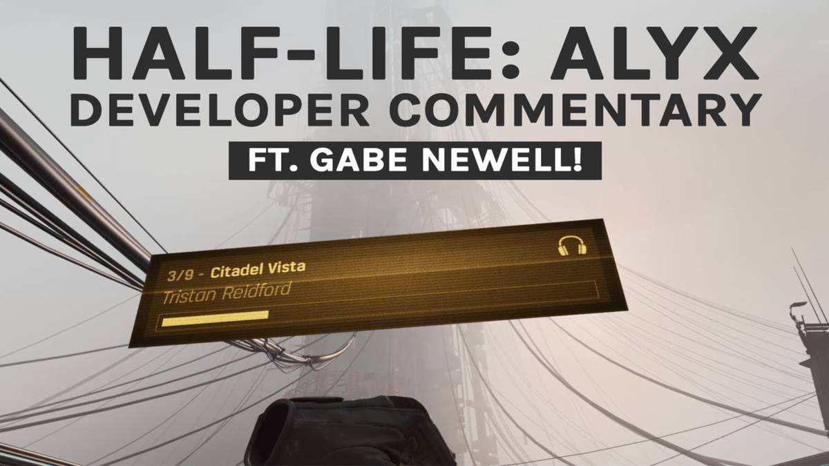 Half-Life: Alyx Update Adds Developer Commentary