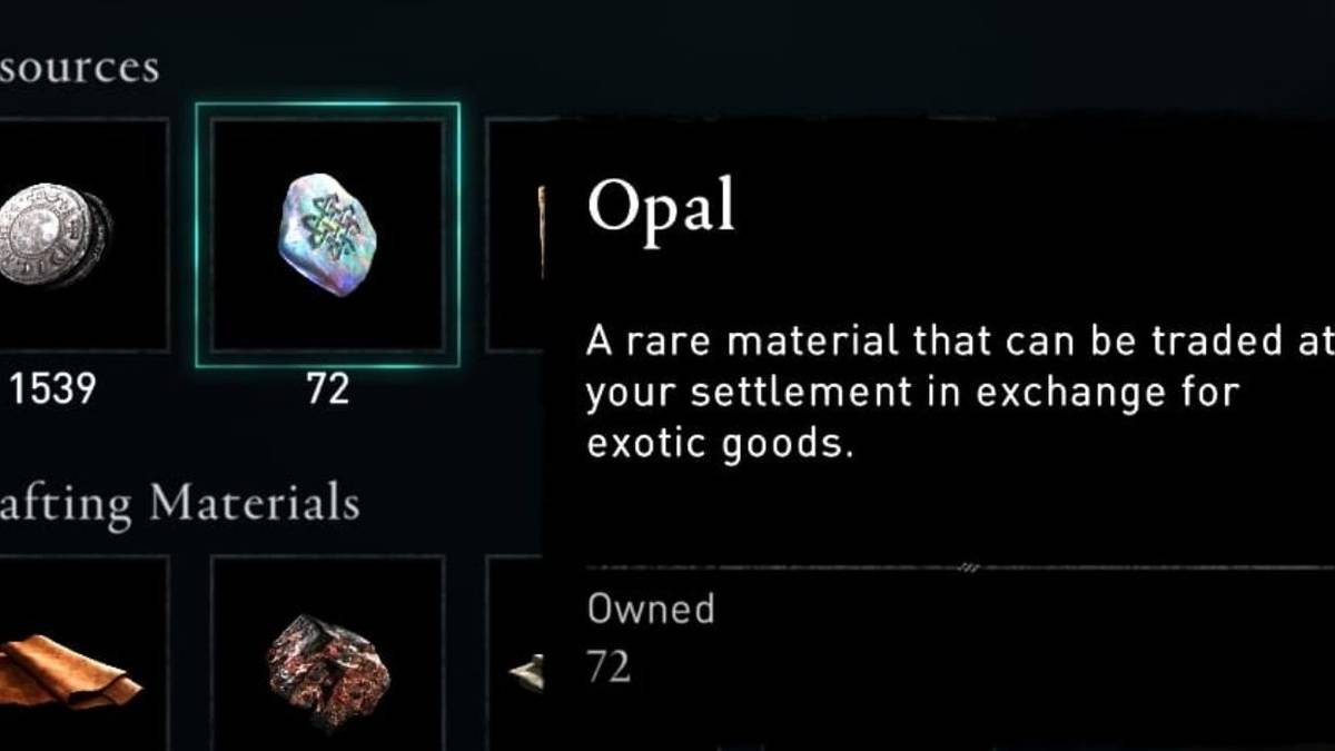 Assassin's Creed Valhalla: What Are Opals For?
