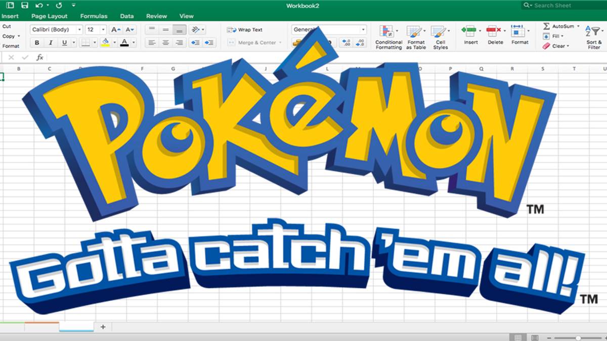 Pokemon Fan Drawing Original 151 Using Excel