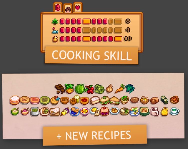 Huge Stardew Valley Mod Completely Overhauls Cooking Mechanics