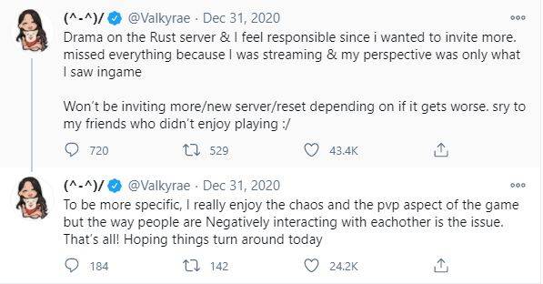 Pokimane Quits OfflineTV Rust Server