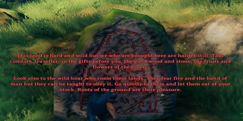 Valheim: All Rune Stones In The Meadows & What They Say