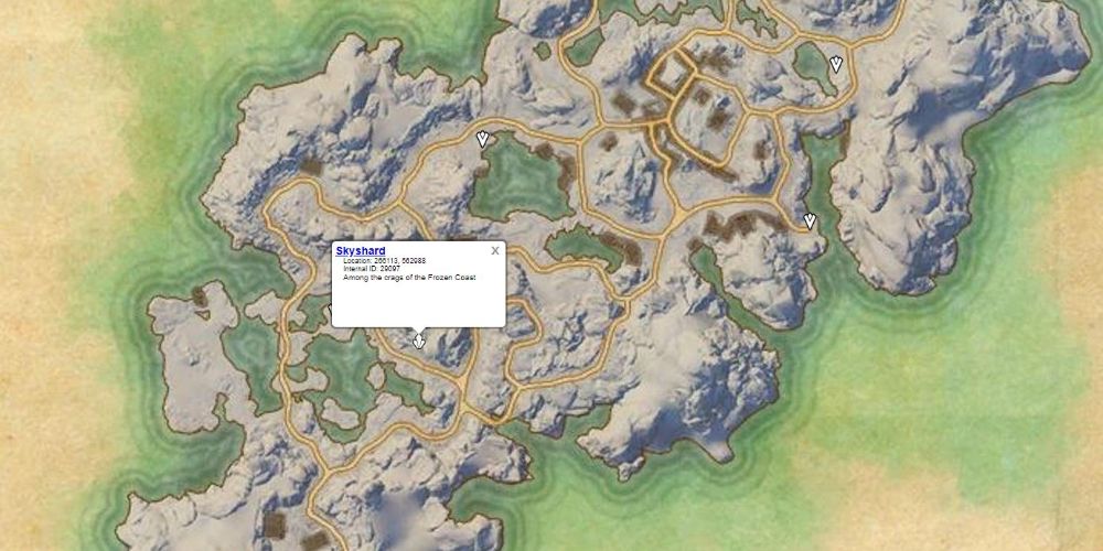 ESO: Every Western Skyrim Skyshard & Where To Find Them