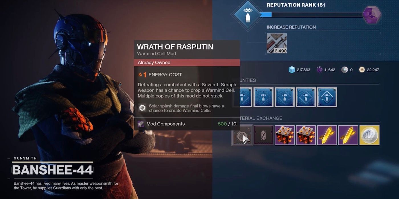 Destiny 2 Players Must Buy the Wrath of Rasputin Warmind Cell Mod Right Now