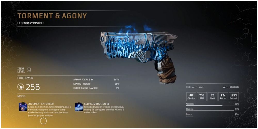 The Best Legendary Pistols in Outriders, Ranked