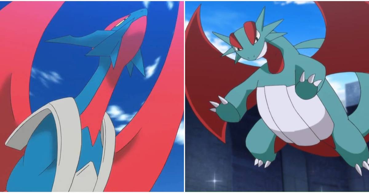 Mega Salamence Pokemon Dragon Pokemon Drawings Pokemon Art