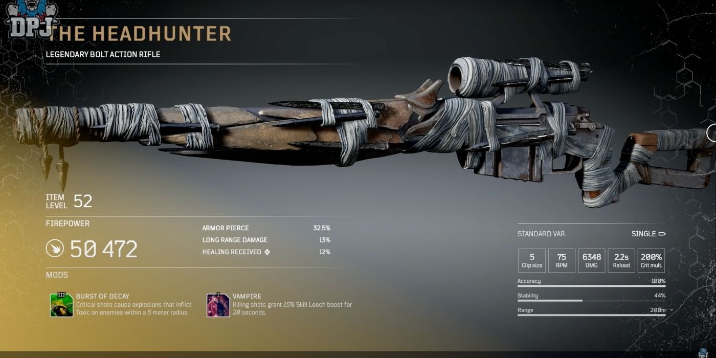 Outriders: Legendary Weapons List
