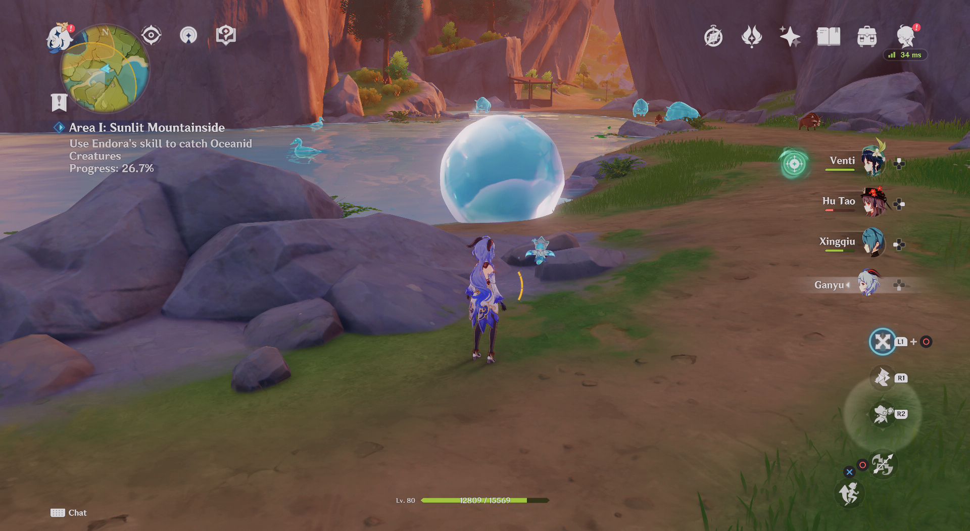 Genshin Impact: How to Use Endora's Skill to Catch Oceanid Creatures