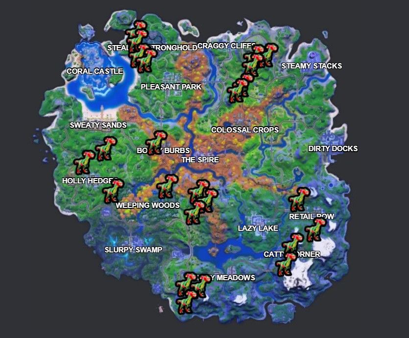 Fortnite: Hunt Raptors Locations for Season 6 Week 7 Challenge