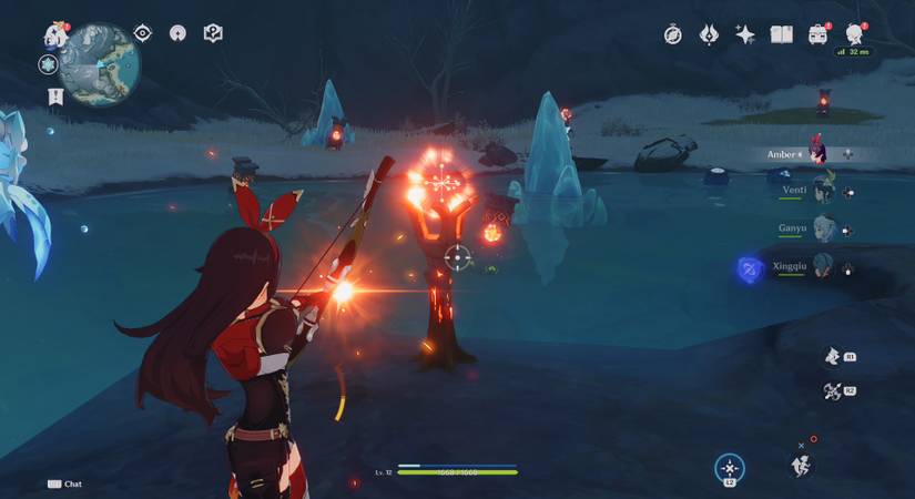 Genshin Impact: Dragonspine Coast Torch Puzzle Solution