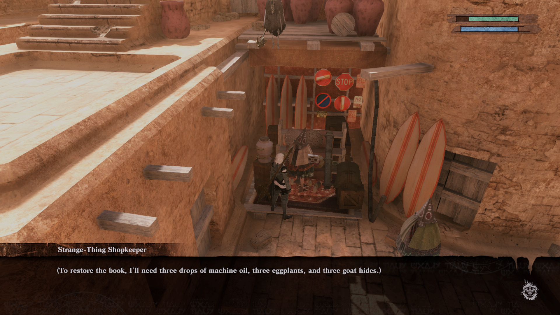 NieR Replicant: The Damaged Map Side Quest Walkthrough