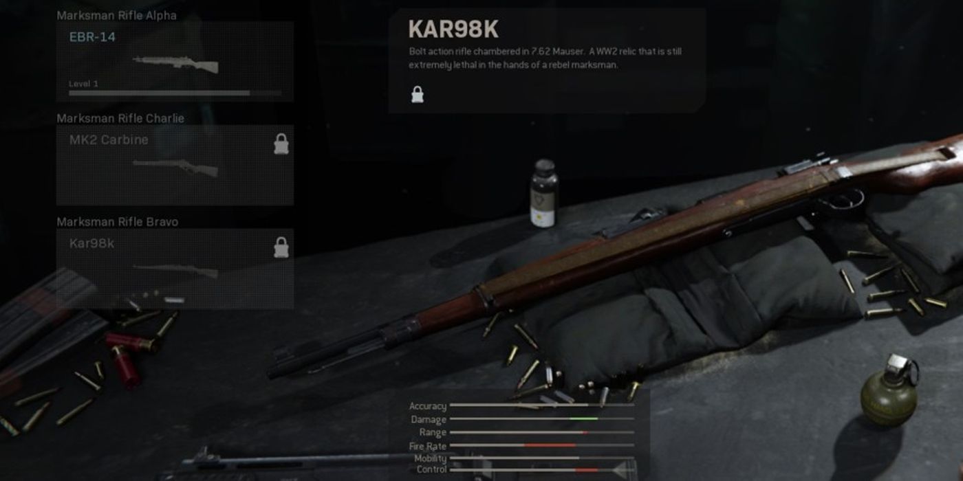 完成召喚：WARZONE KAR98K故障