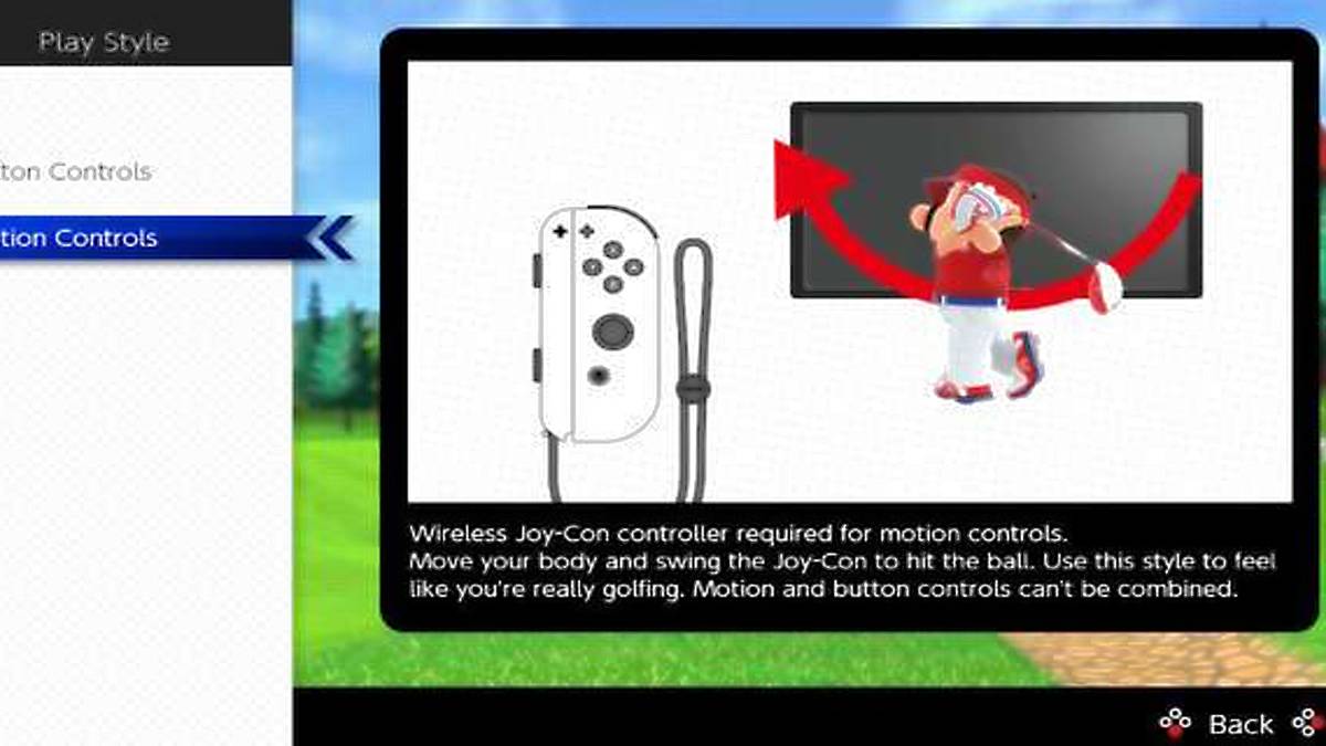 Mario Golf: Super Rush - How to Use Motion Controls