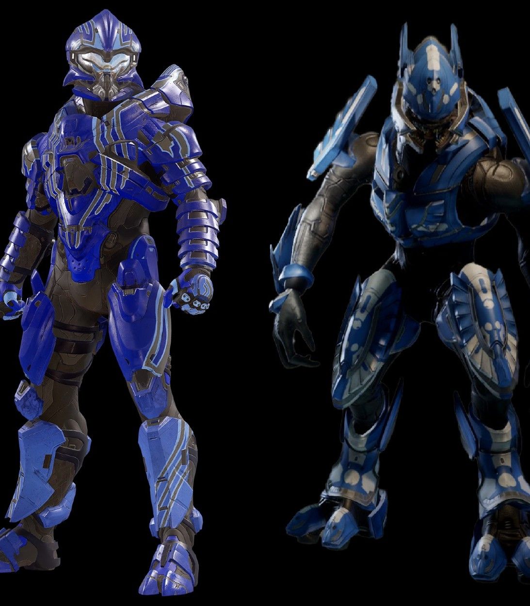 Spartan Vs Elite Halo Halo Infinite World Figurines: 4 Inch Spartan MK
