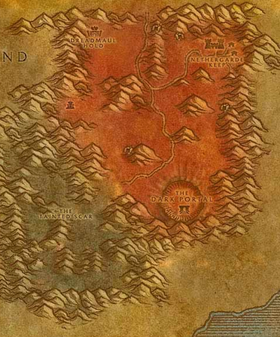 WoW Classic TBC: Dark Portal Location