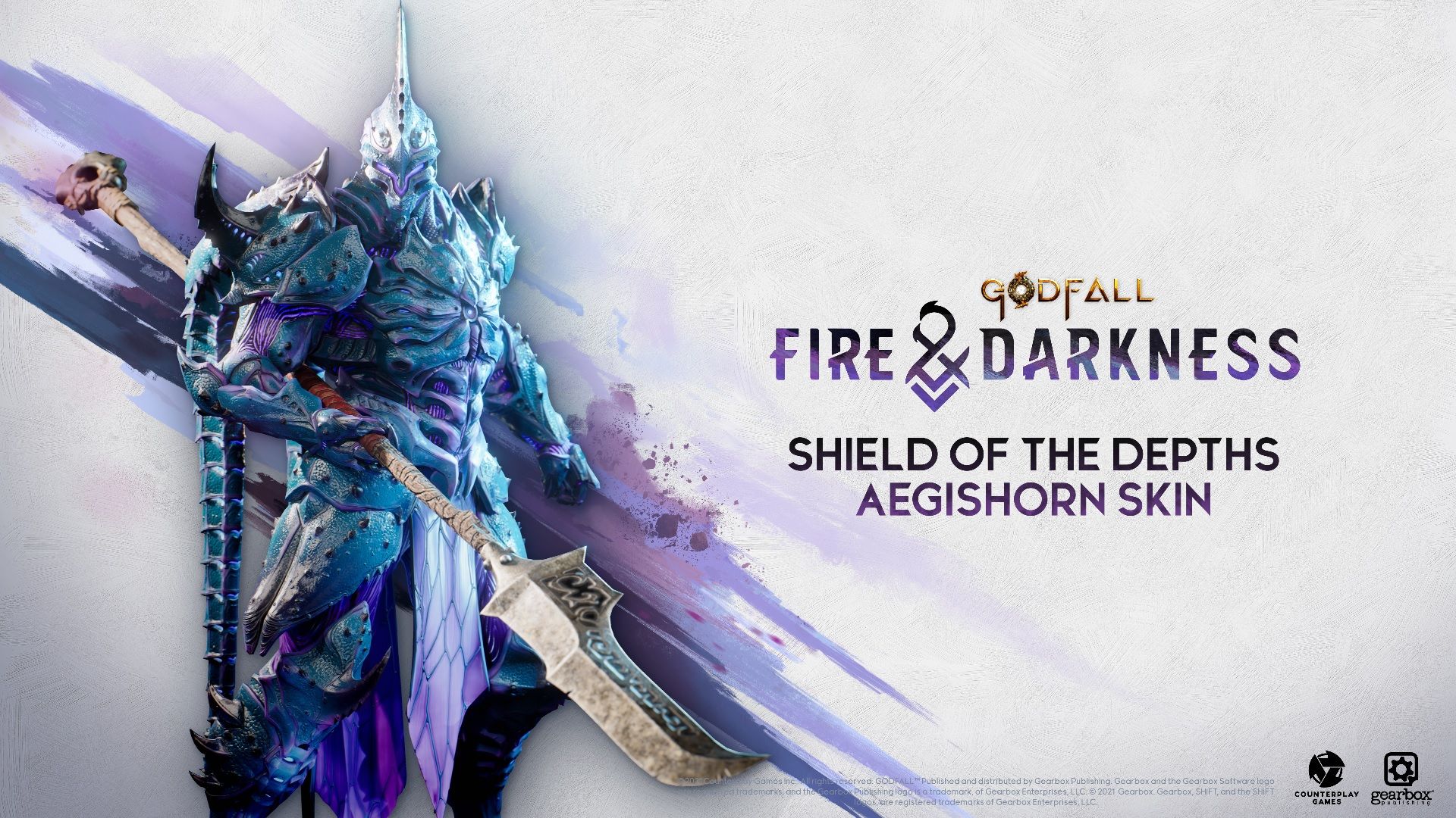 Exclusive: Godfall Fire and Darkness Valorplate Skins Revealed