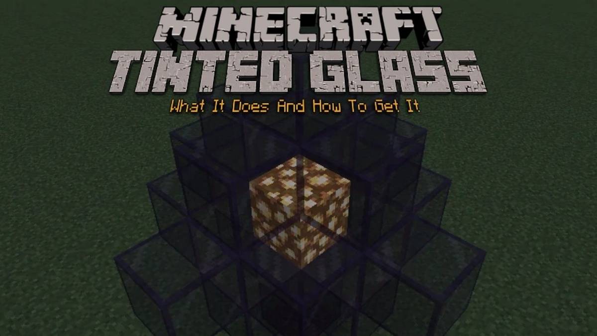 Minecraft: How to Make Tinted Glass