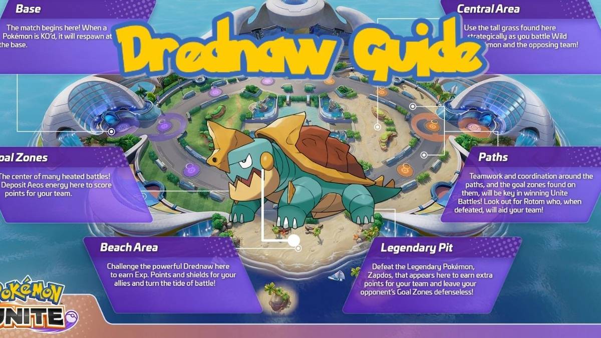 Pokemon Unite - What Does Drednaw Do?