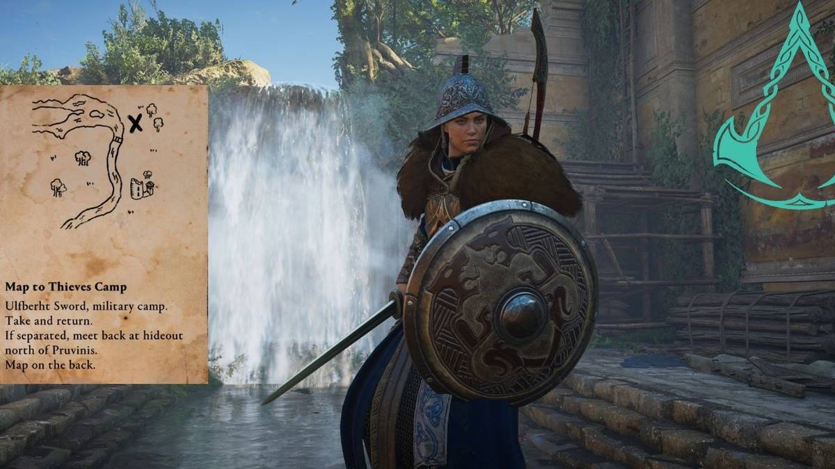 Assassin's Creed Valhalla: Map to Thieves Camp Location (Melunois Mystery)