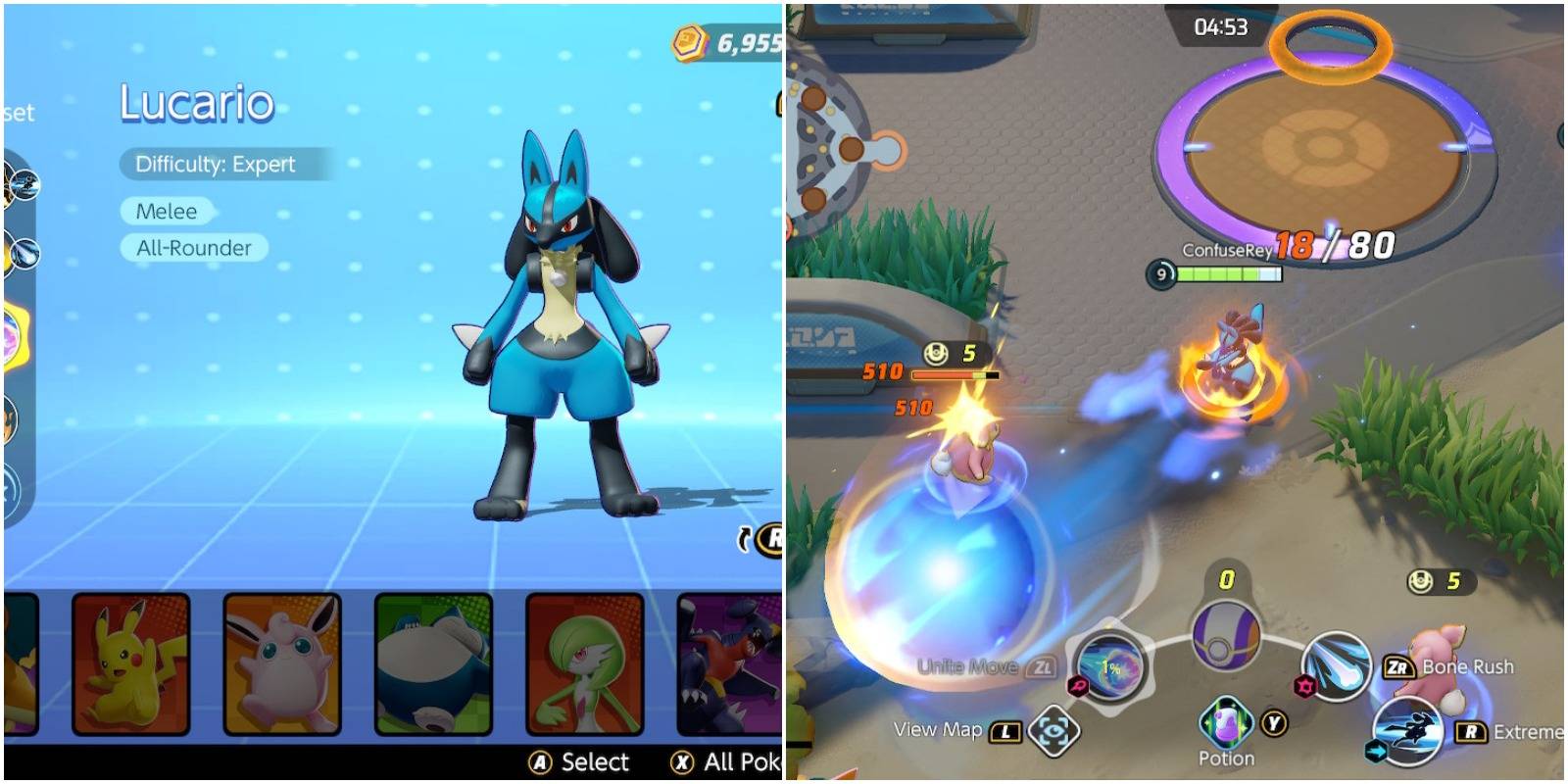 Pokemon Unite: Best Lucario Builds