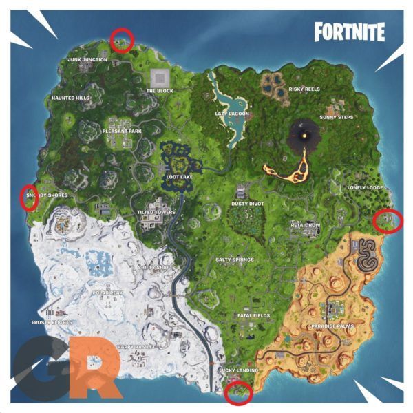 Fortnite: How to Complete the North, South, East, and West Challenge