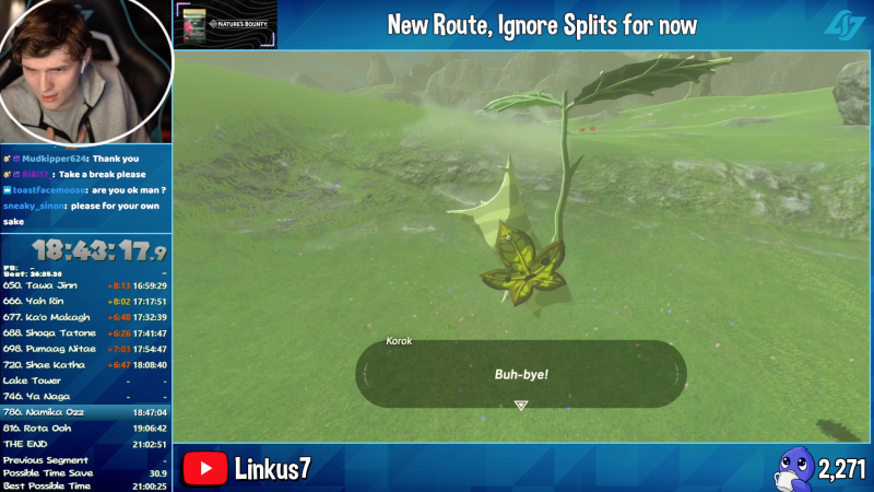 Speedrunner Linkus7 Has Serious Health Scare on Twitch Stream