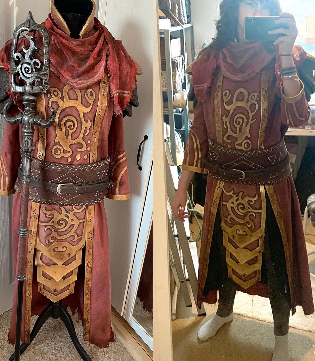 The Elder Scrolls Fan Shows Off Gorgeous Telvanni Staff And Robes Replicas