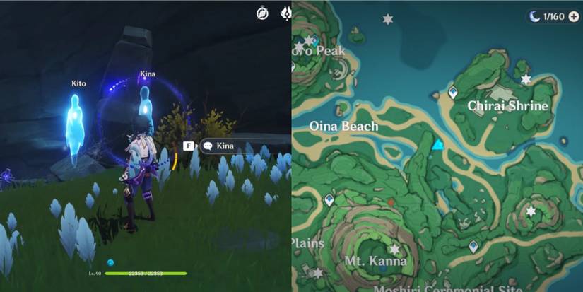 Genshin Impact: How To Help Kito And Kina Cross Over