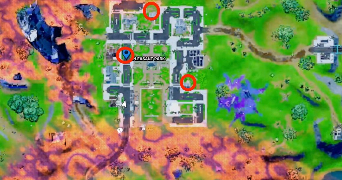 Fortnite: Where to Place Ghostbuster Signs in Holly Hedges, Pleasant ...