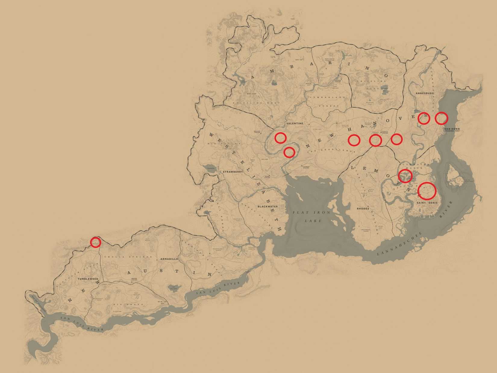 All Goat Locations in Red Dead Redemption 2