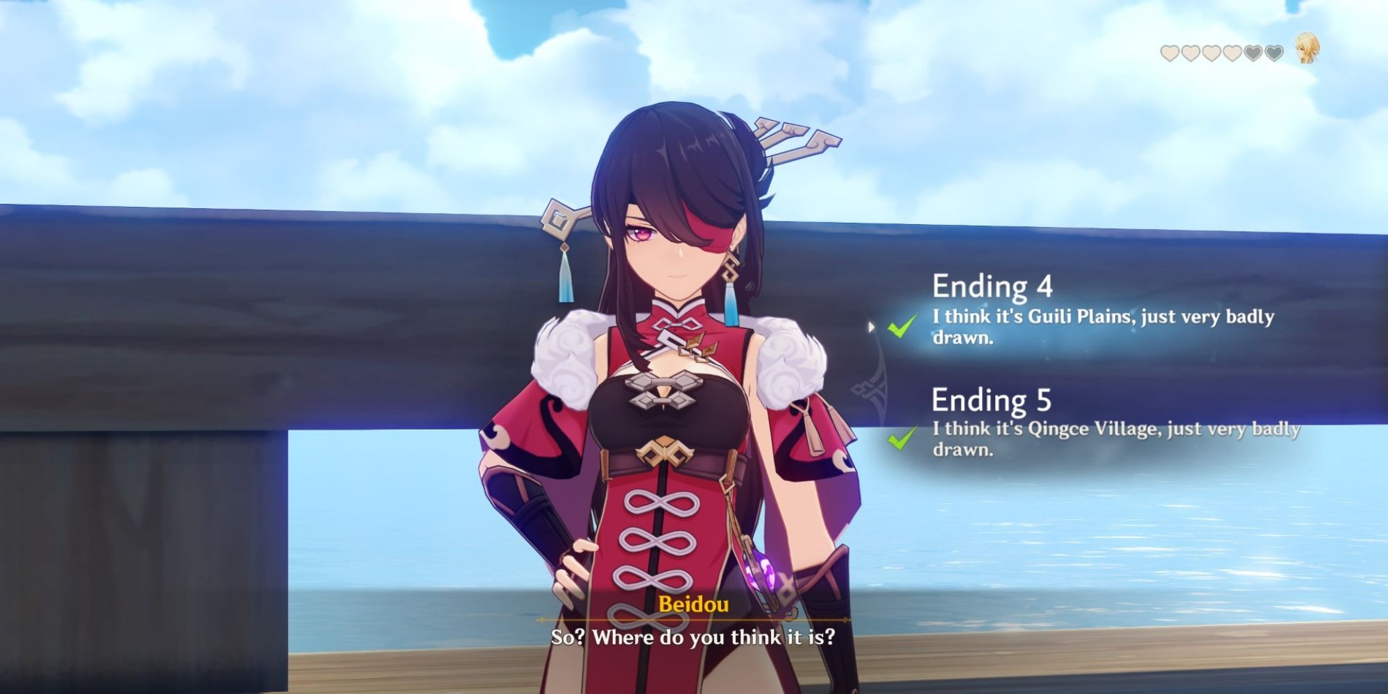 Genshin Impact: Beidou Hangout Guide