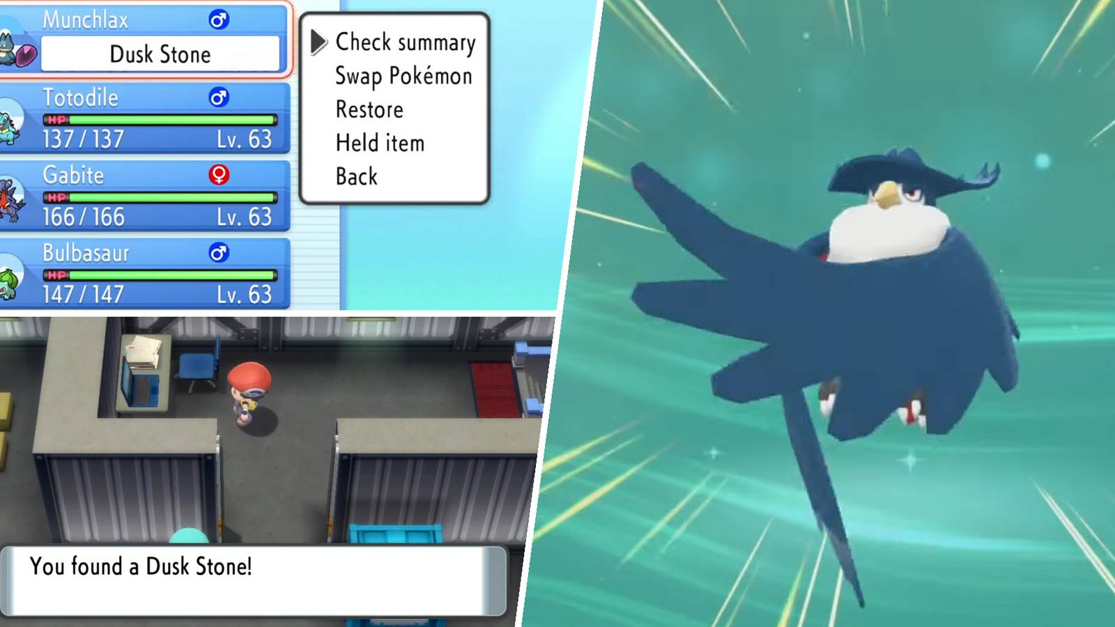 Pokemon Brilliant Diamond & Shining Pearl: How to Find Dusk Stones (& Every Pokemon They Evolve)